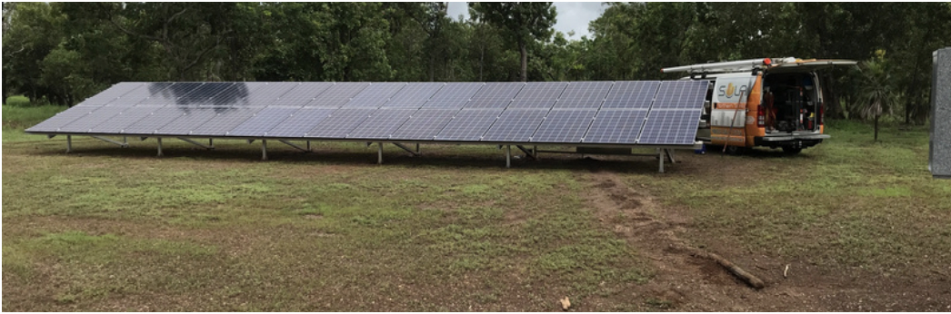 Acacia 9.6KW Ground Mount | SolarcityNT | Solar in Darwin